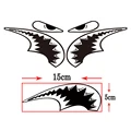 1Set Bicycle Frame Decoration Sticker Shark Head Tube Sticker MTB Bike ...